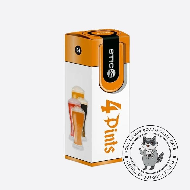 Stick 4 Pints: Juego de Cartas para Fiestas | Juego de mesa – Roll Games